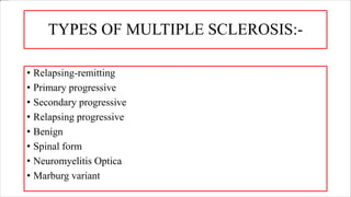 DEMYELINATING DISEASES | PPTX