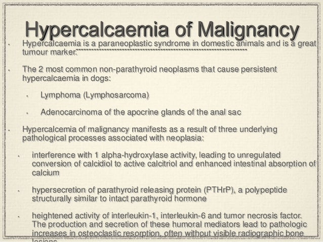 Hypercalcaemia of Malignancy