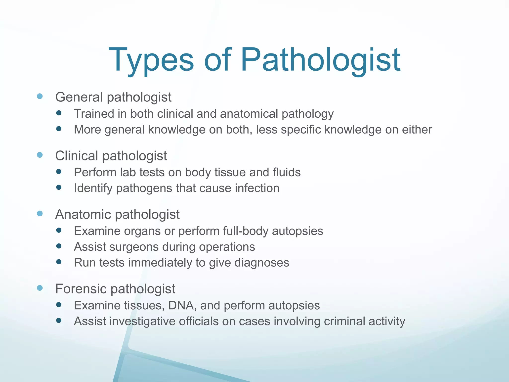 Pathology presentation | PPTX