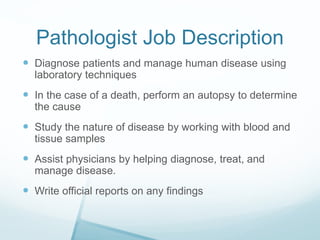 Pathology presentation | PPTX
