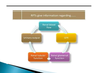 A detailed explanation of kidney function tests.ppt