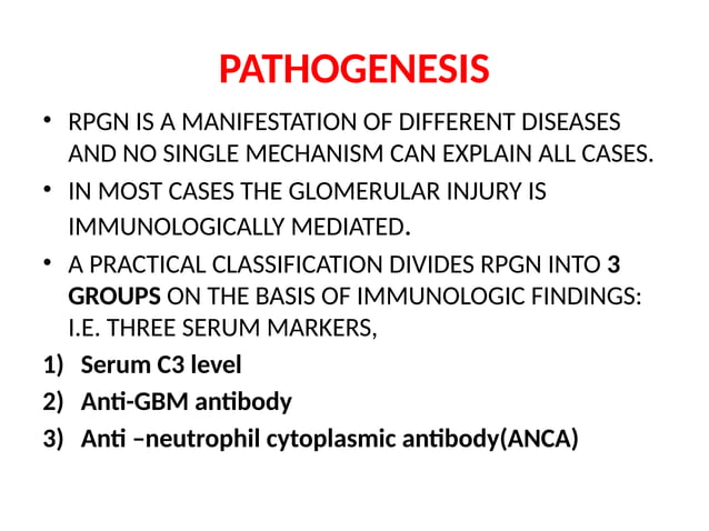 Acute Proliferative Glomerulonephritis and Rapidly Progressive ...