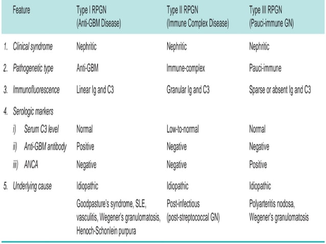 Acute Proliferative Glomerulonephritis and Rapidly Progressive ...