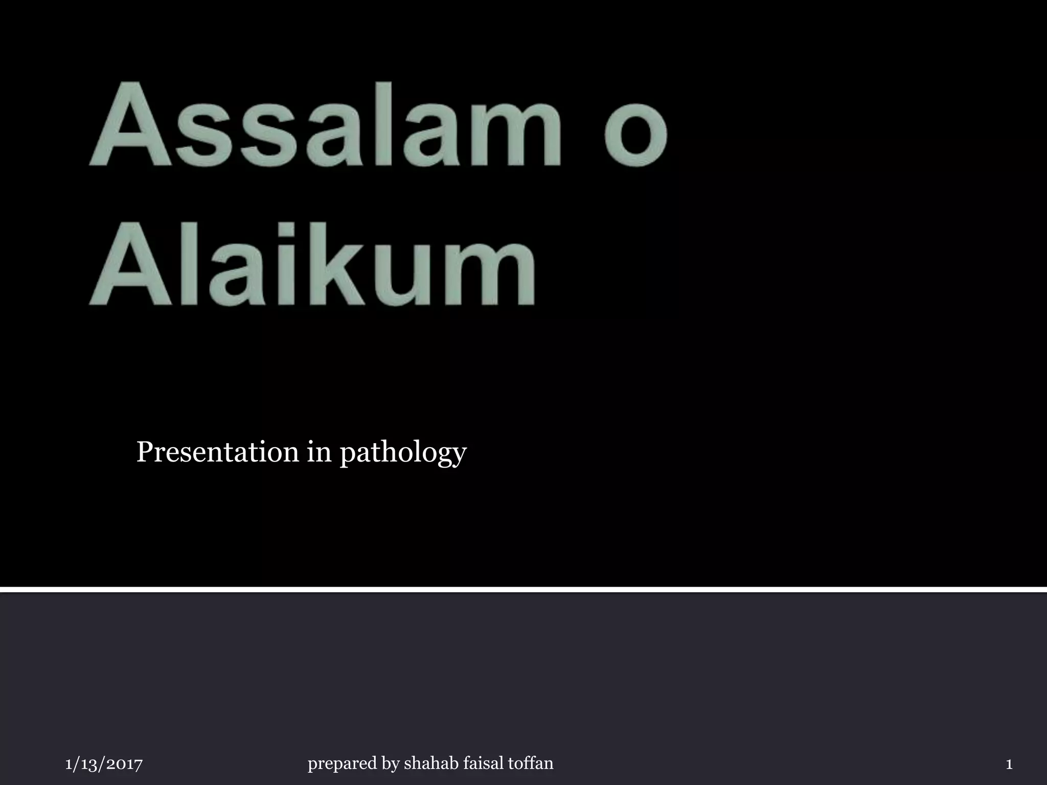 Pathologyshock presentation of toffan | PPT