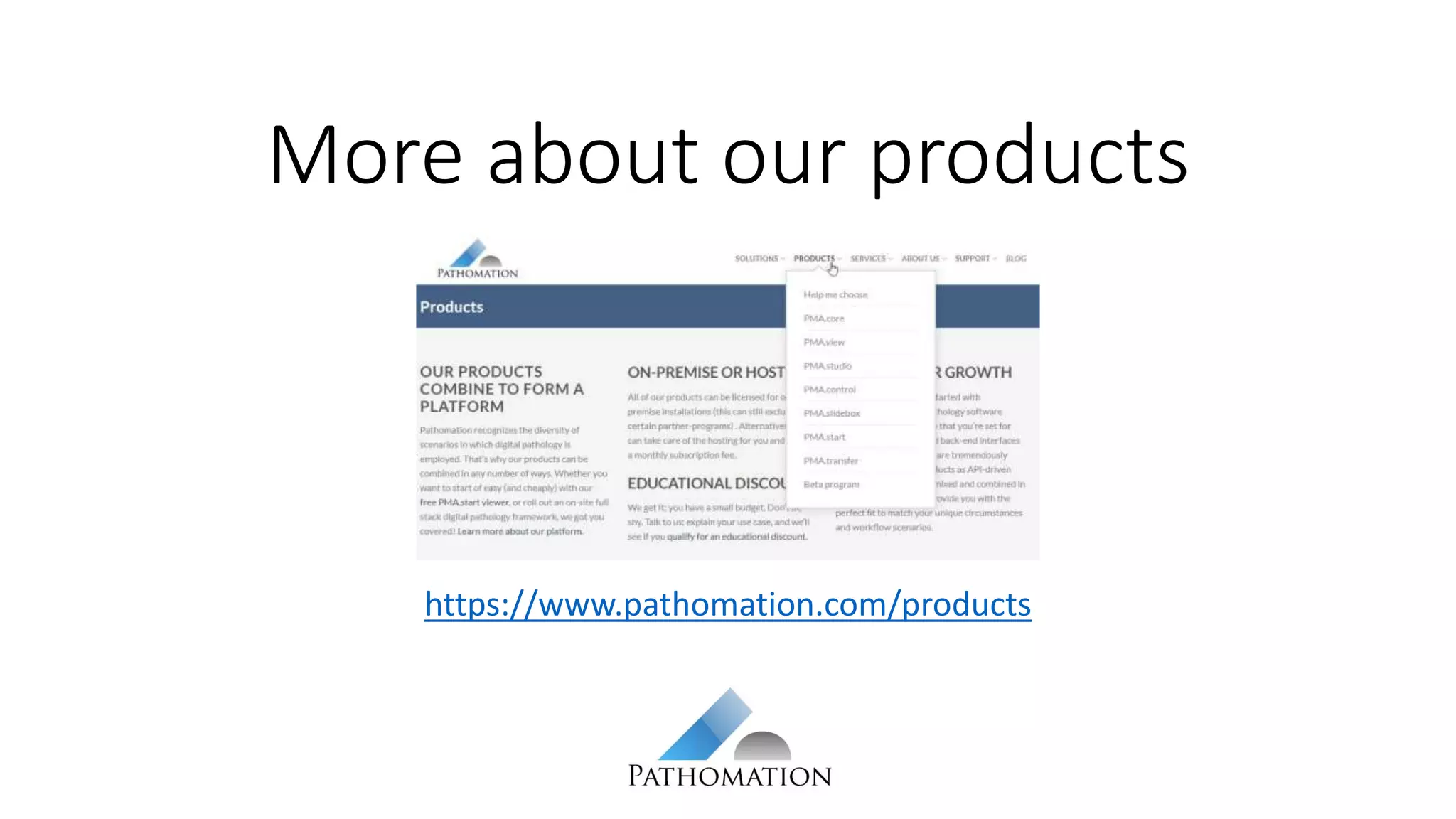 Pathomation product showcase | PPTX