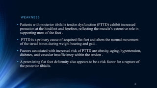 Pathomechanics of Ankle joint | PPTX