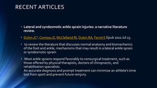 Pathomechanics of Ankle joint | PPTX