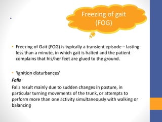 Pathomechanics of parkinson disease gait | PPTX