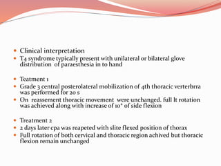 Pathomechanics of thoracic spine disease | PPTX
