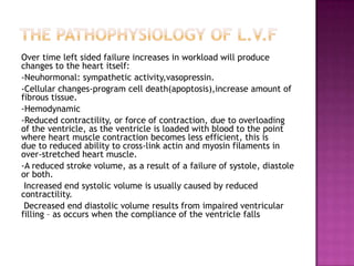 Pathophsyology left ventricular failure | PPTX