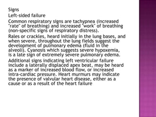 Pathophsyology left ventricular failure | PPTX