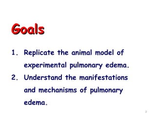 Pathophysiol exp pulmonaryedema_ver03 | PPT