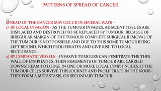 Pathophysiological overview of cancer | PPT