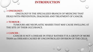 Pathophysiological overview of cancer | PPT