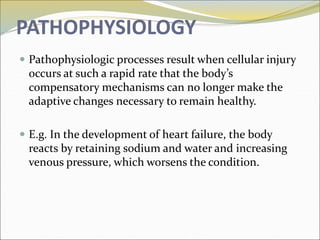 Pathophysiologic and psychodynamics of disease causation | PPT
