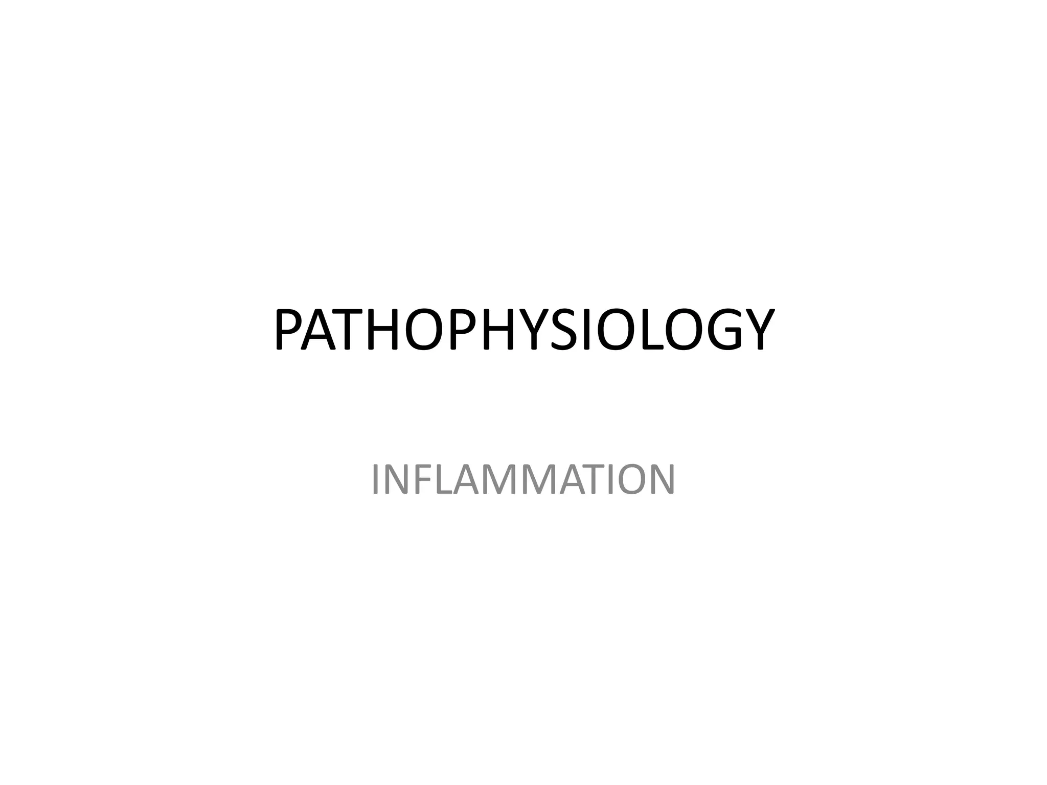 Pathophysiology | PPTX