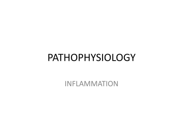 Pathophysiology | PPT