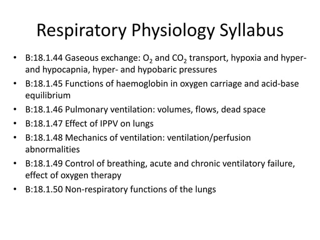 Pathophysiology of Acute Respiratory Failure | PPTX