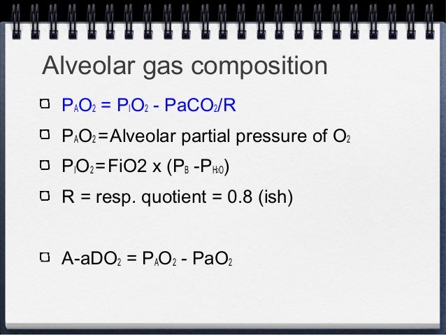 Pathophysiology of acute respiratory failure