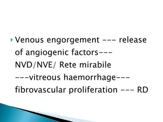 Retinal lesions Pathophysiology | PPT