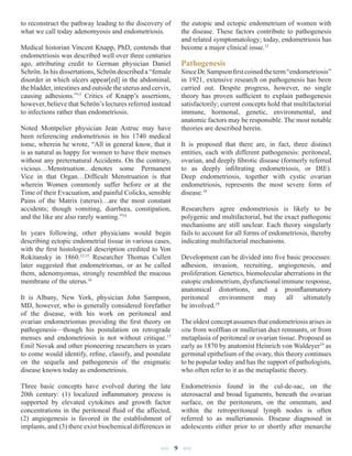 Diagnosis & Management of Endometriosis: pathophysilogy to practice | PDF