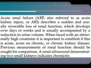 Pathophysiology arf. | PPTX