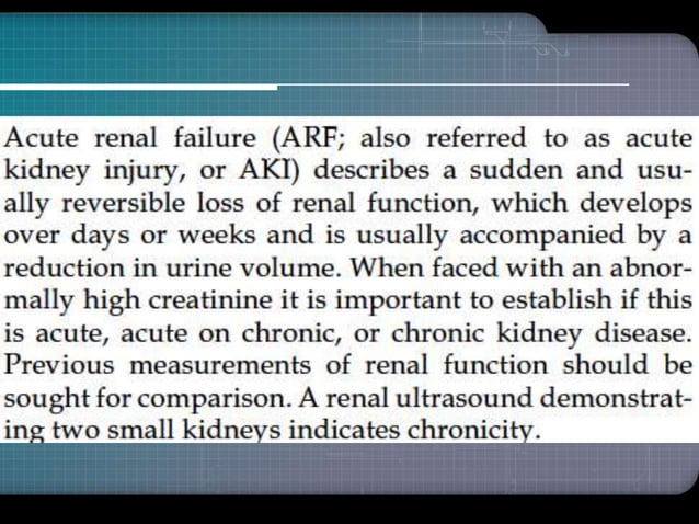 Pathophysiology arf. | PPT