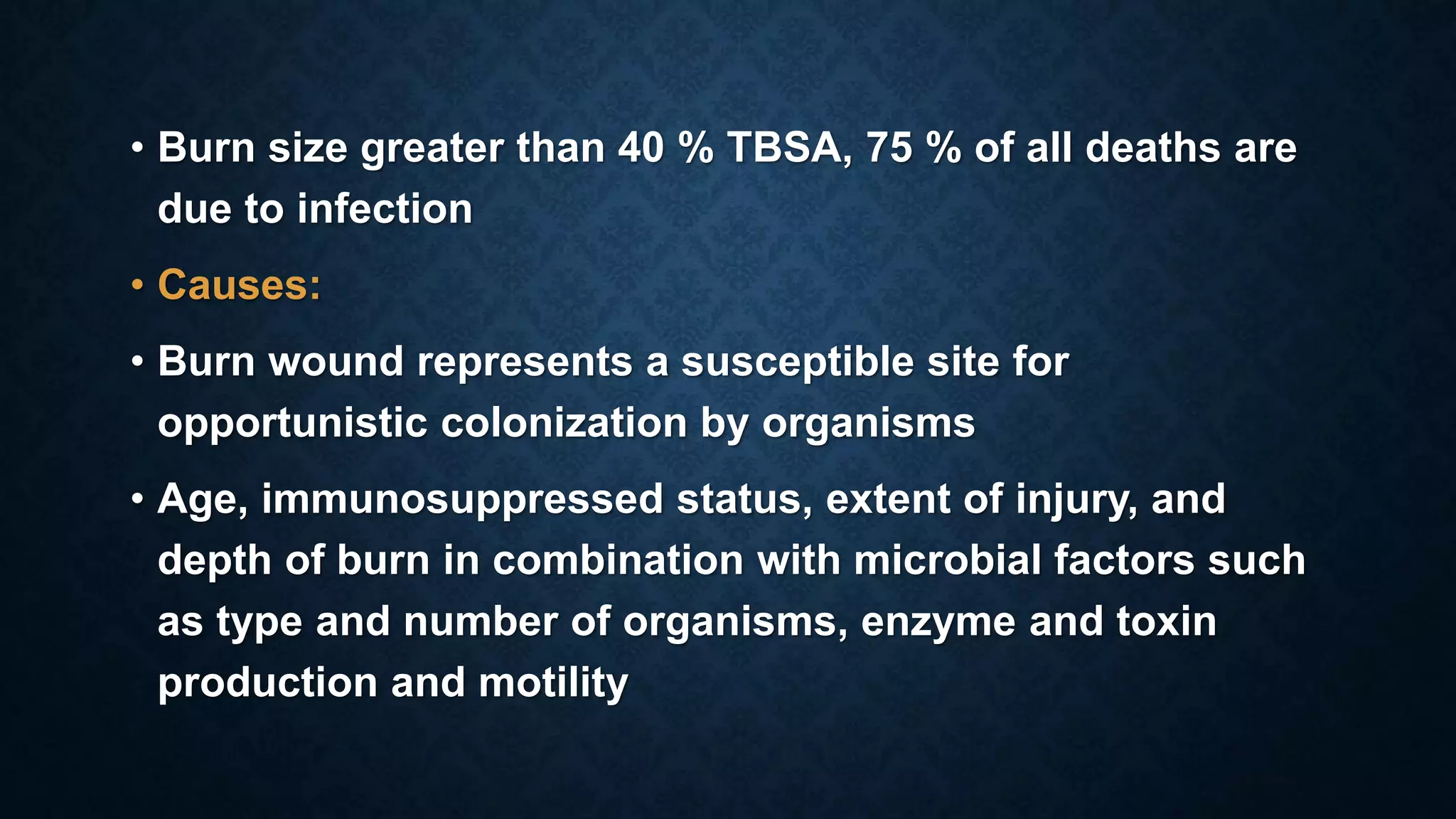 Pathophysiology and complications of burn | PPTX