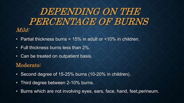 Pathophysiology and complications of burn | PPTX | First Aid | Injuries
