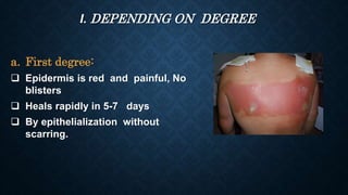 Pathophysiology and complications of burn | PPTX