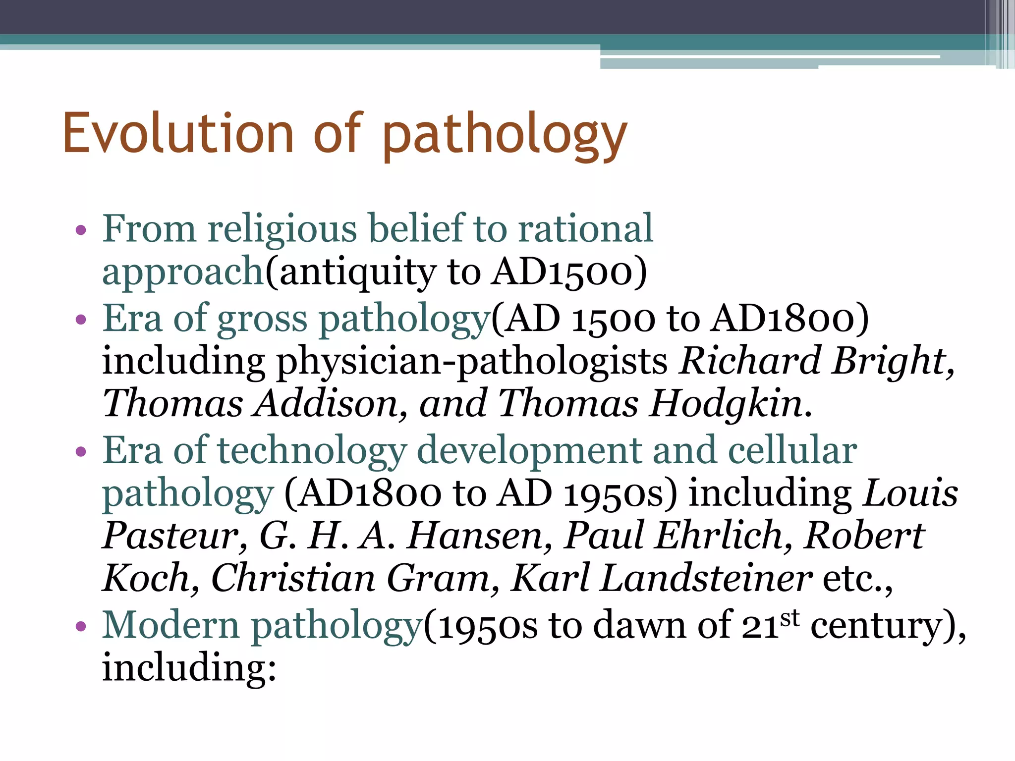 Introduction to Pathology | PPT