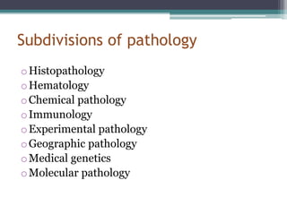 Introduction to Pathology | PPT