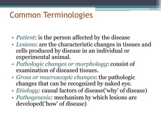 Introduction to Pathology | PPT