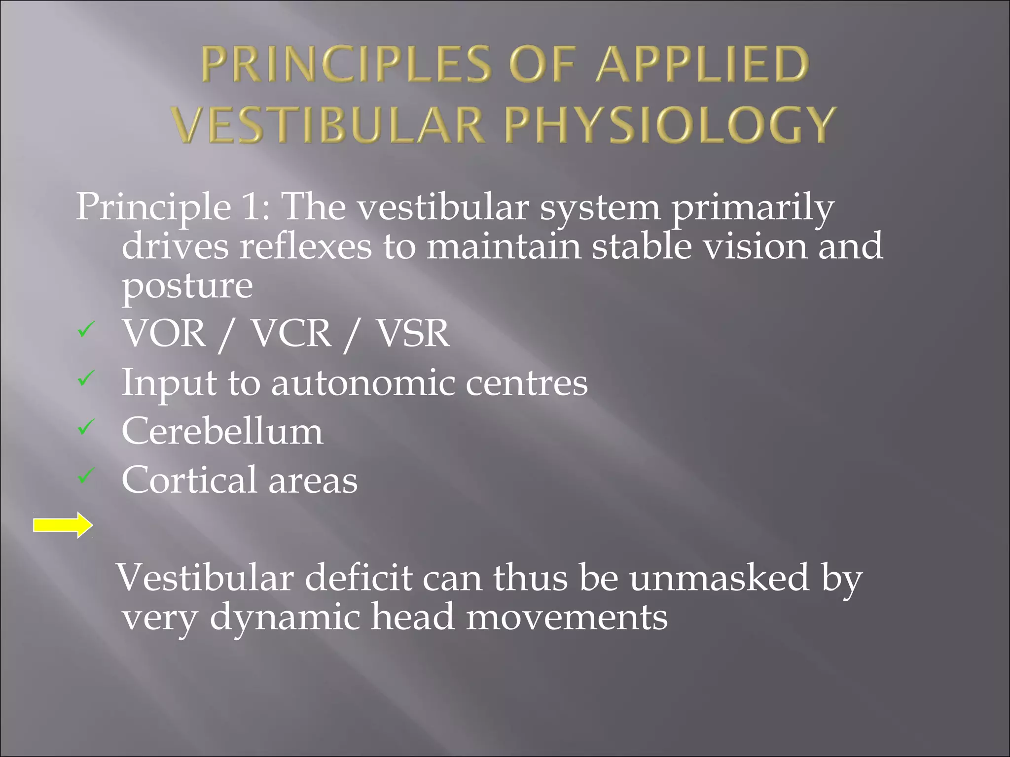 Pathophysiology of vestibular system | PPT