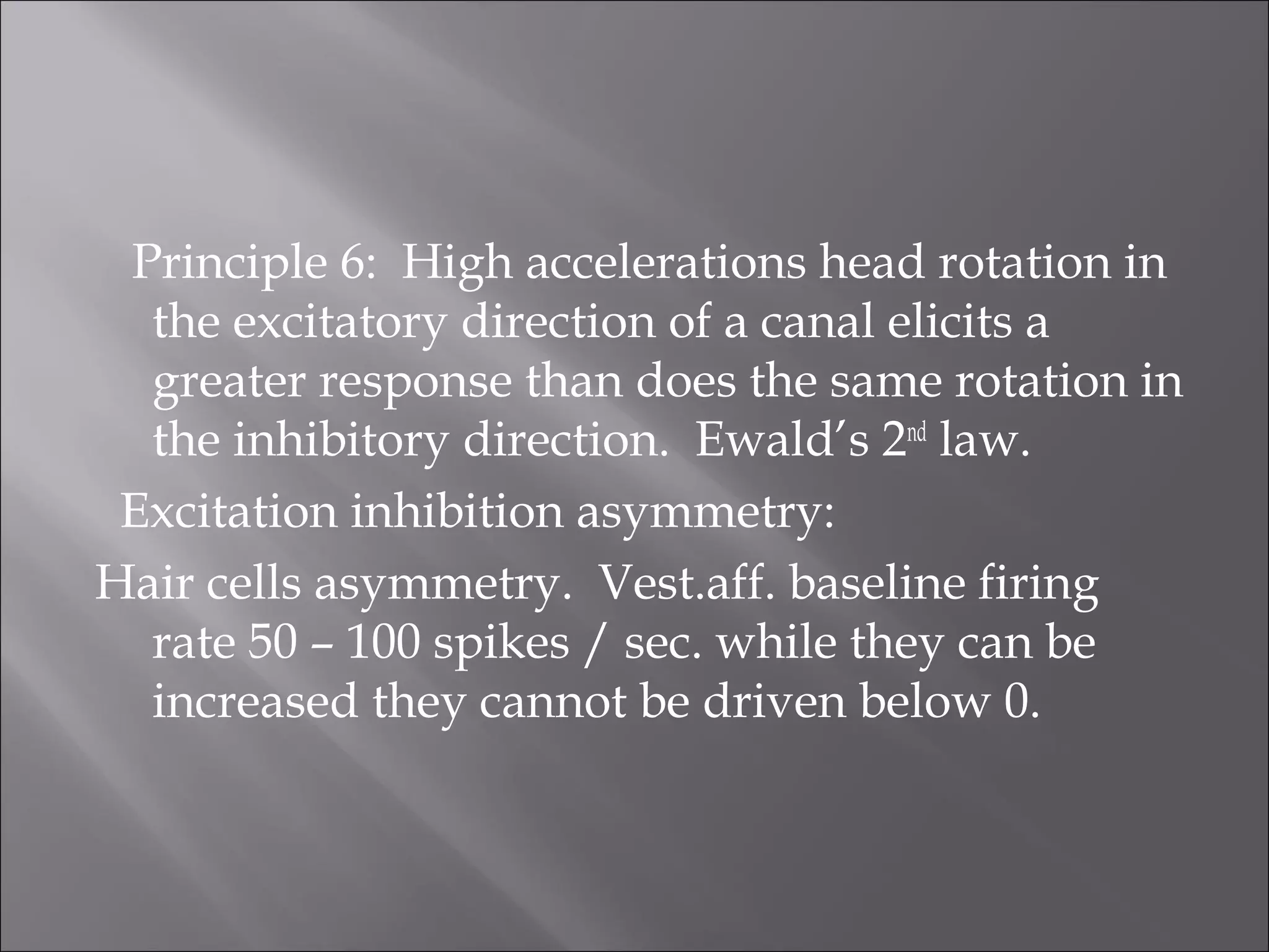 Pathophysiology of vestibular system | PPT