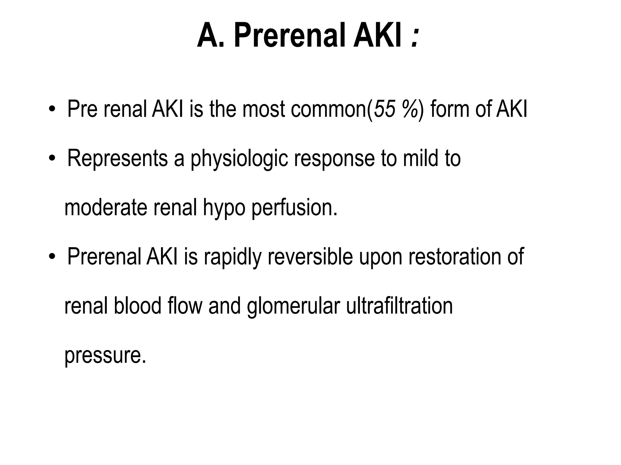 Pathophysiology of acute kidney injury | PPTX
