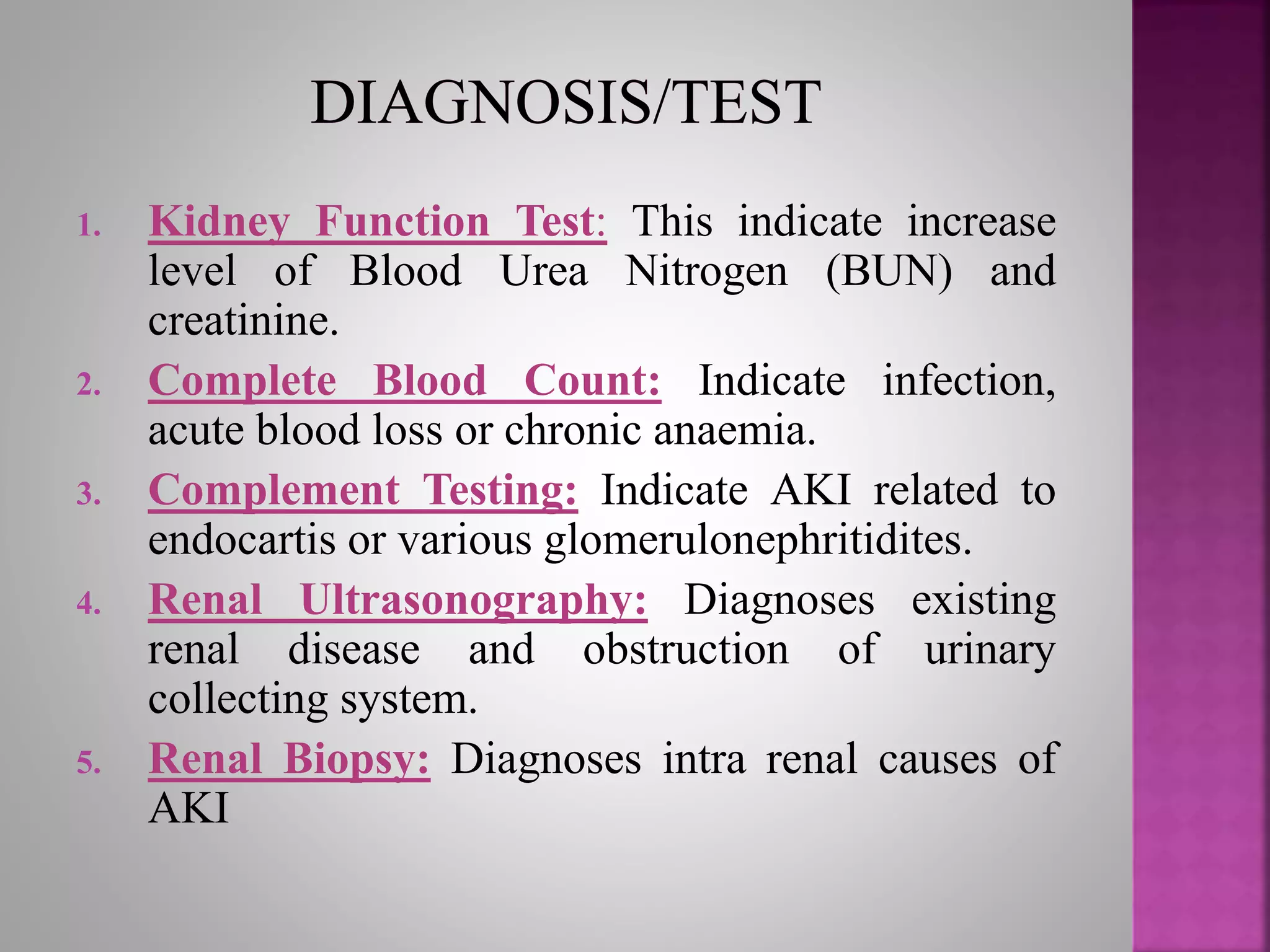 Pathophysiology of Acute Renal Faliure | PPTX