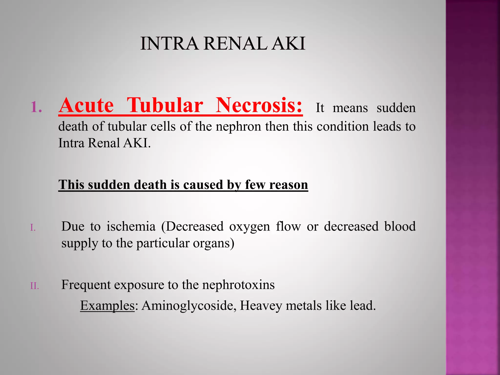 Pathophysiology of Acute Renal Faliure | PPTX