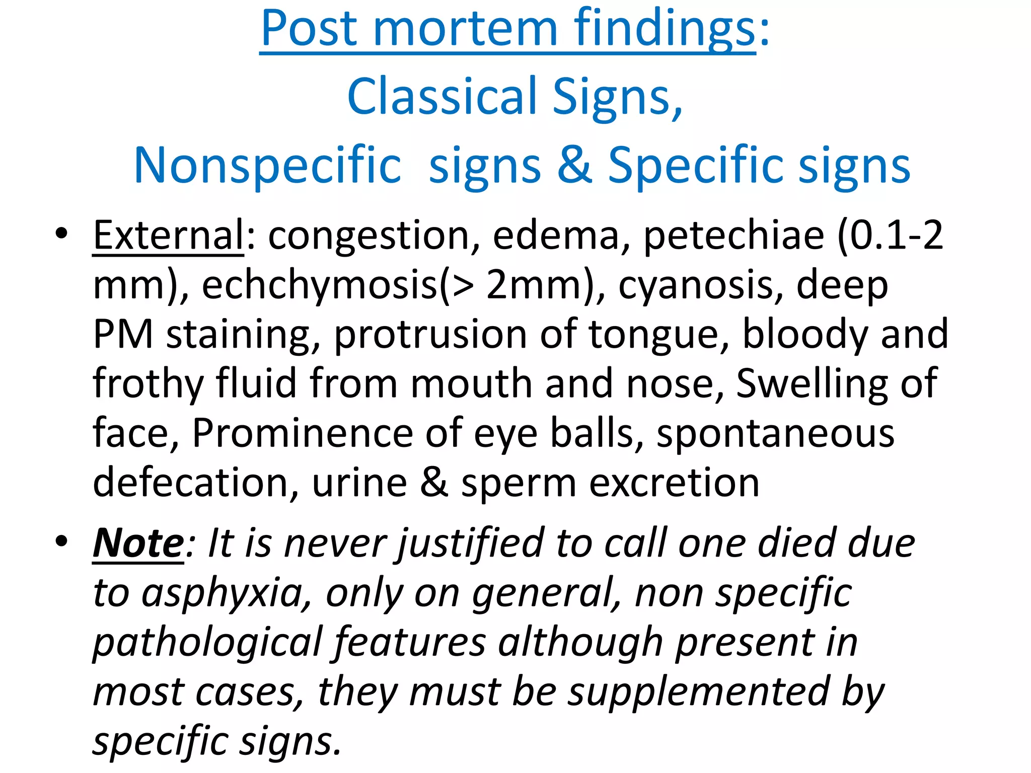 Pathophysiology of asphyxia & drowning | PPTX