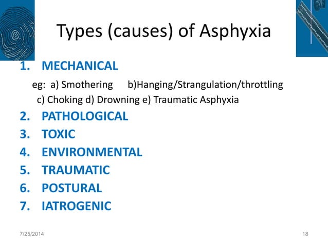 Pathophysiology of asphyxia & drowning | PPTX