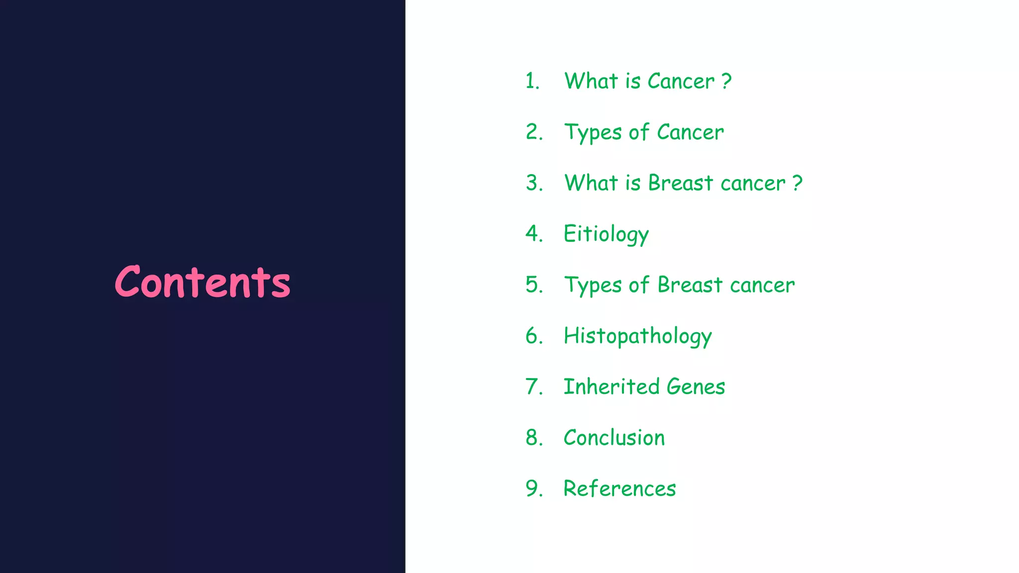 Pathophysiology of breast cancer | PPTX