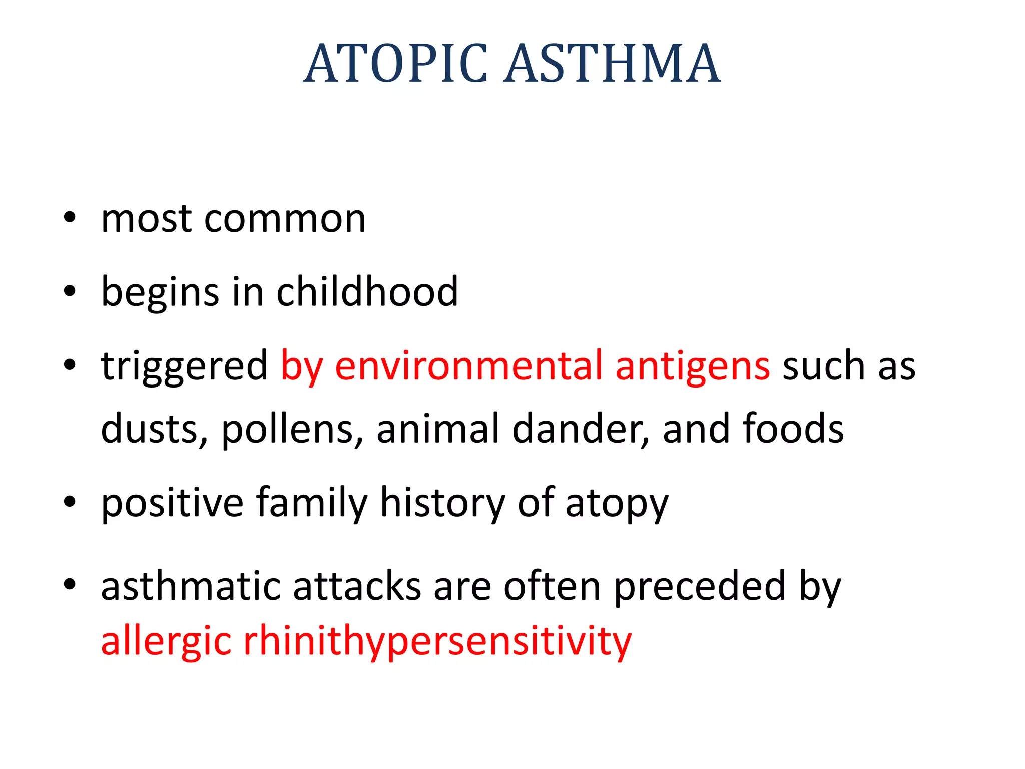 Pathophysiology of bronchial asthma f | PPTX