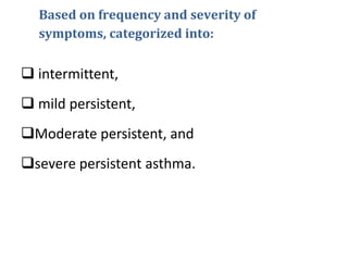 Pathophysiology of bronchial asthma f | PPTX