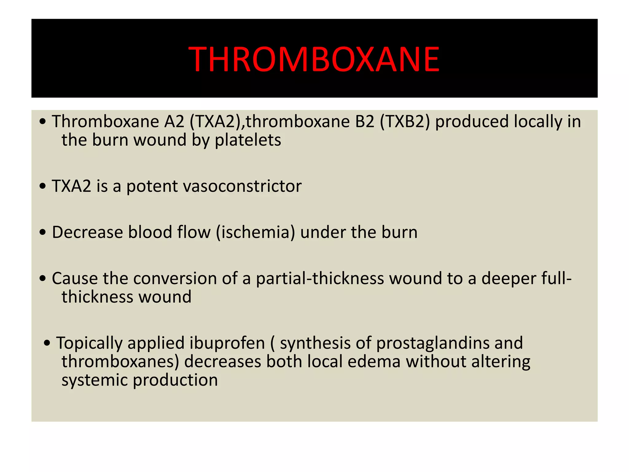 Pathophysiology of burns | PPTX
