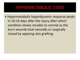 Pathophysiology of burns | PPTX