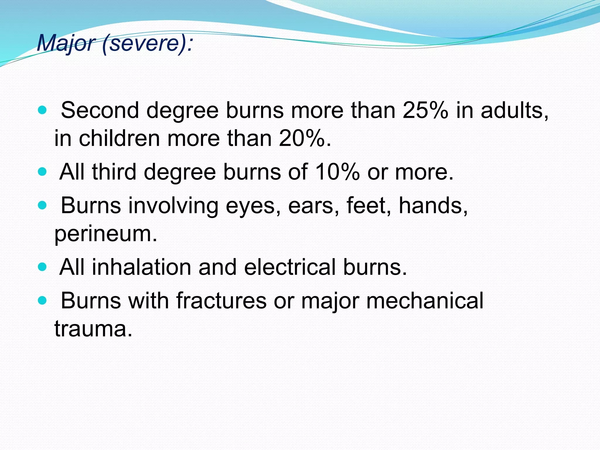Pathophysiology of burns | PPTX