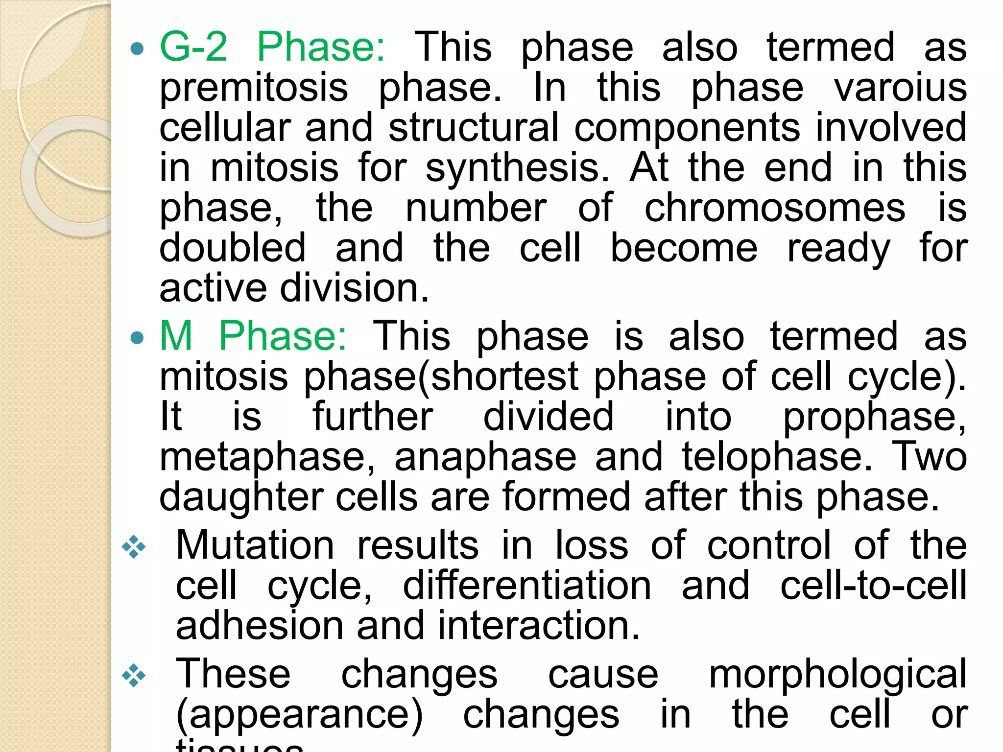 Pathophysiology of cancer | PPTX