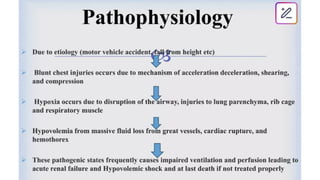 PATHOPHYSIOLOGY MAJOR OF CHEST INJURIES.pptx