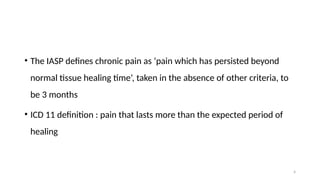 Pathophysiology and overviewof Chronic Pain.pptx