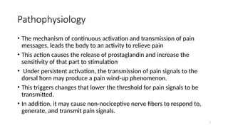 Pathophysiology and overviewof Chronic Pain.pptx